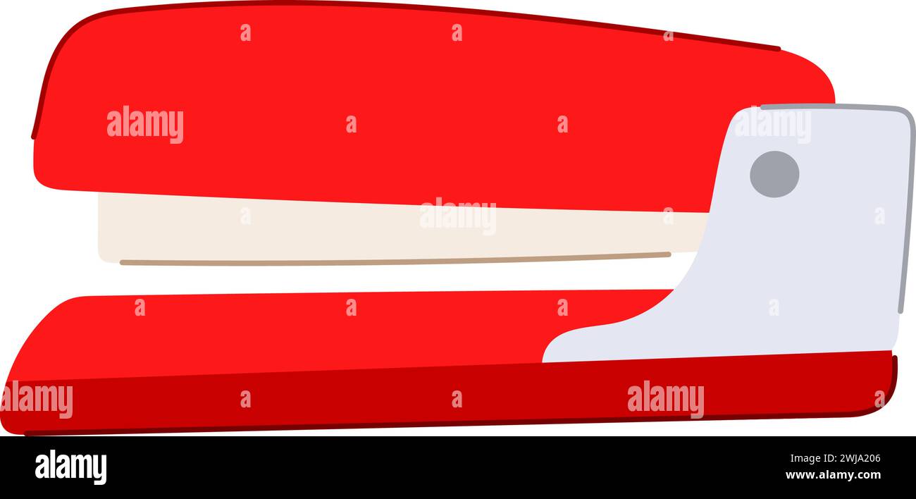 staple stapler cartoon vector illustration Stock Vector Image & Art - Alamy