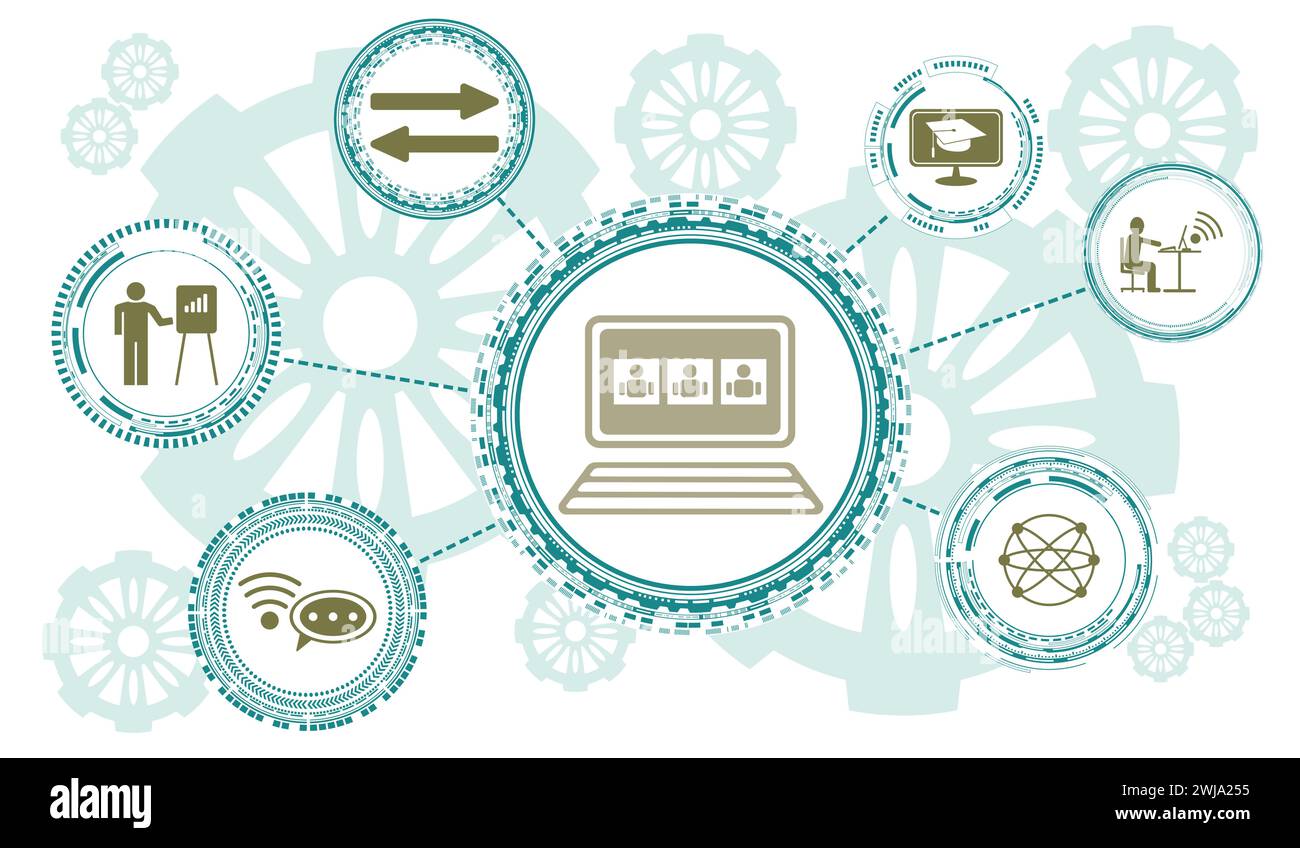 Webinar wireless Cut Out Stock Images & Pictures - Alamy