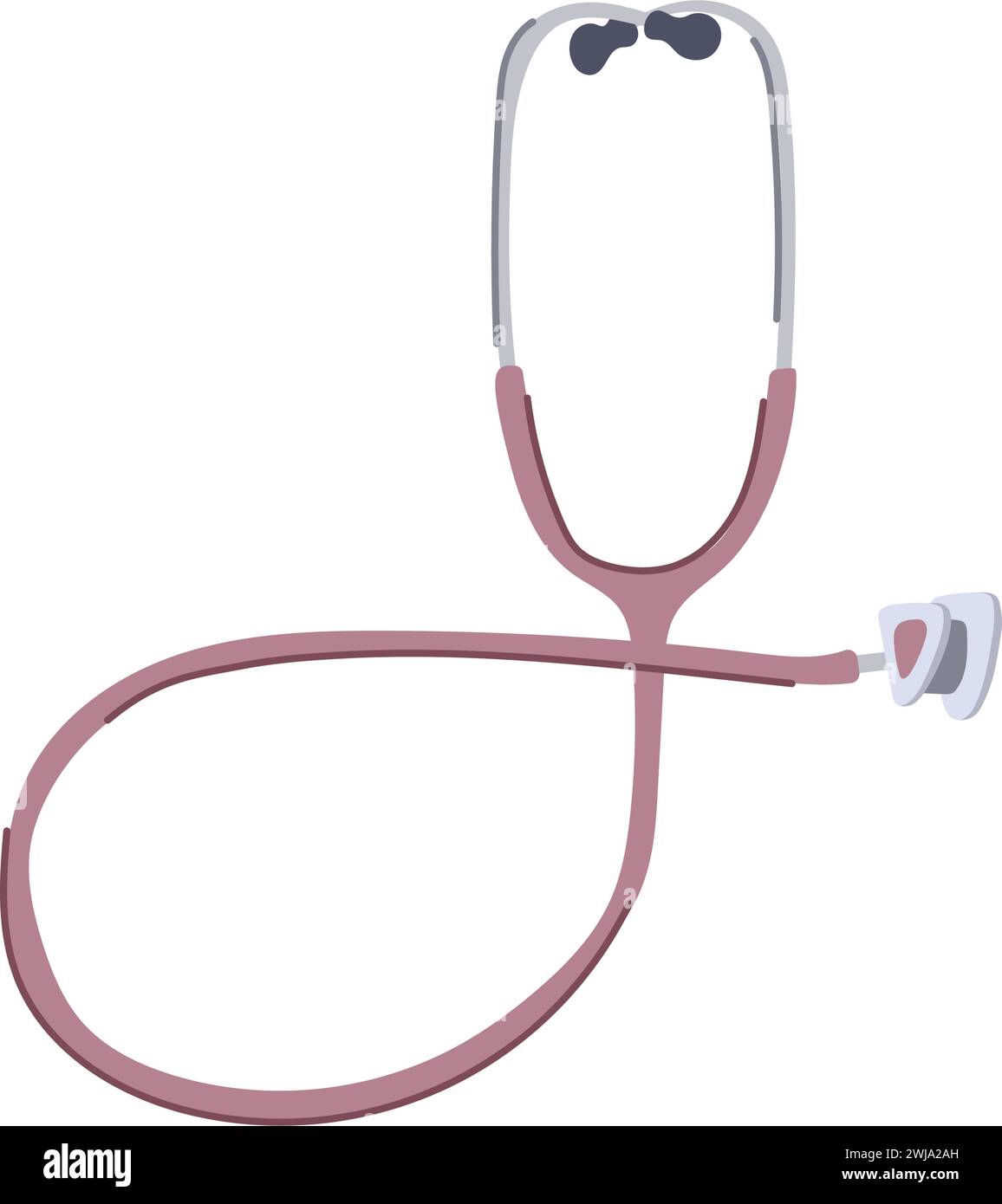 medicine stethoscope cartoon vector illustration Stock Vector Image ...