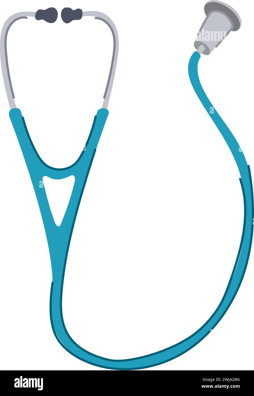 clinic stethoscope cartoon vector illustration Stock Vector Image & Art ...