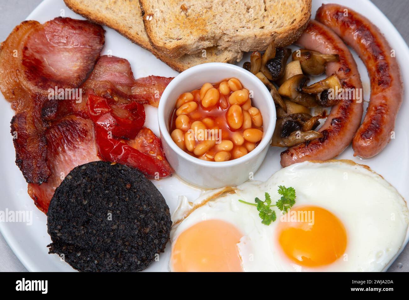 Fry up english cafe hi-res stock photography and images - Alamy