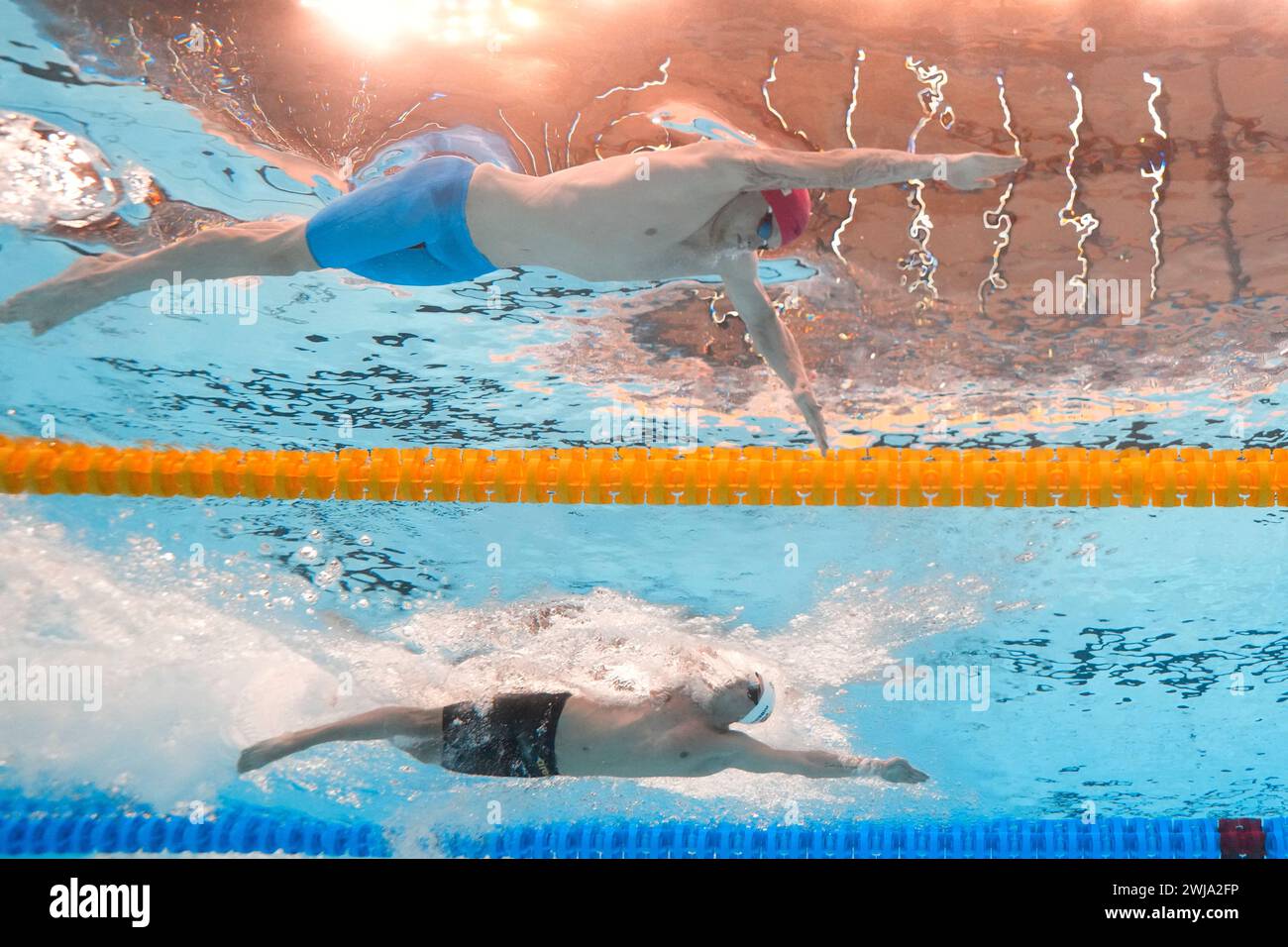Matthew Richards of Britain, top, Diogo Matos Ribeiro of Portugal ...