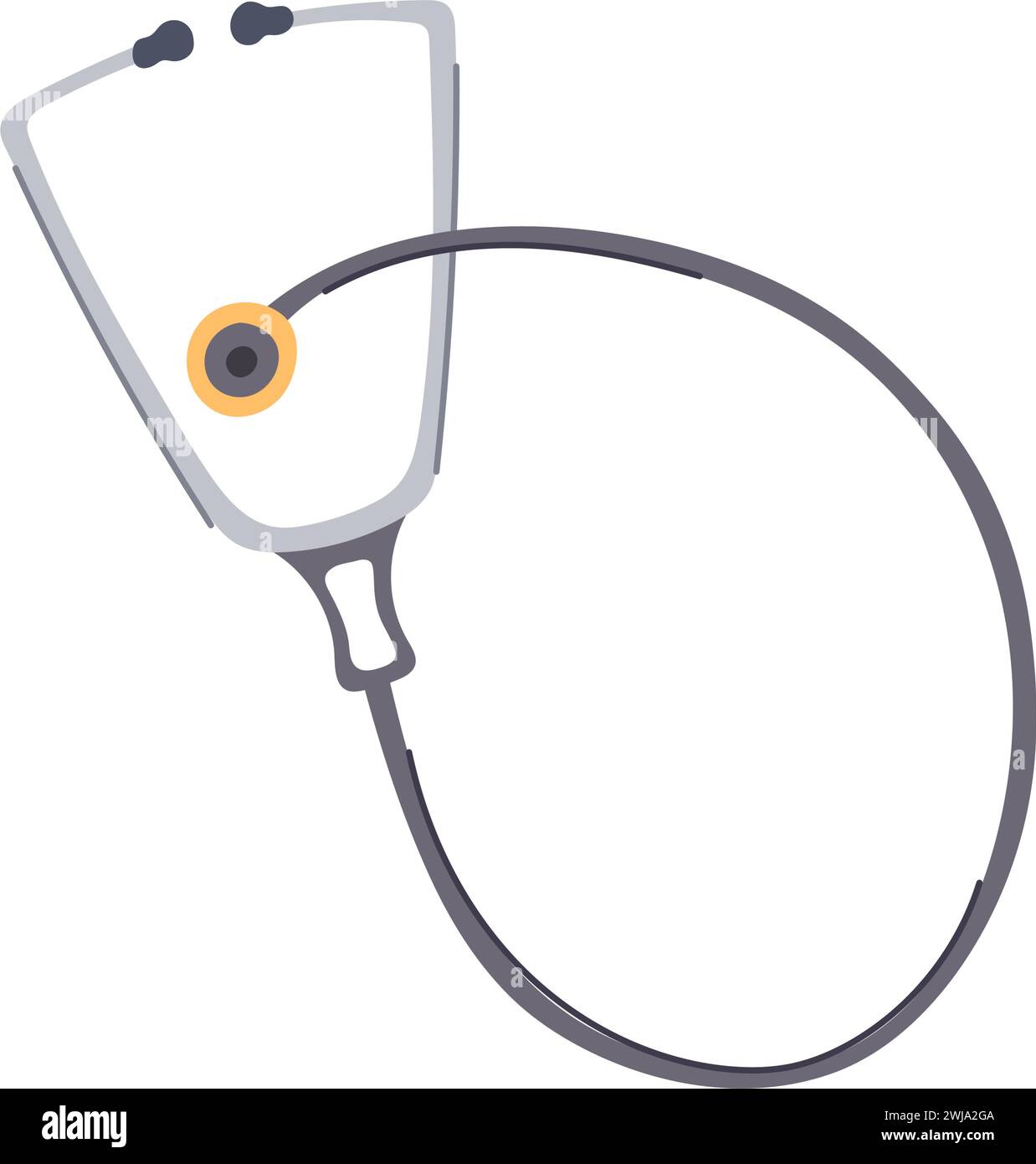 sign stethoscope cartoon vector illustration Stock Vector Image & Art ...