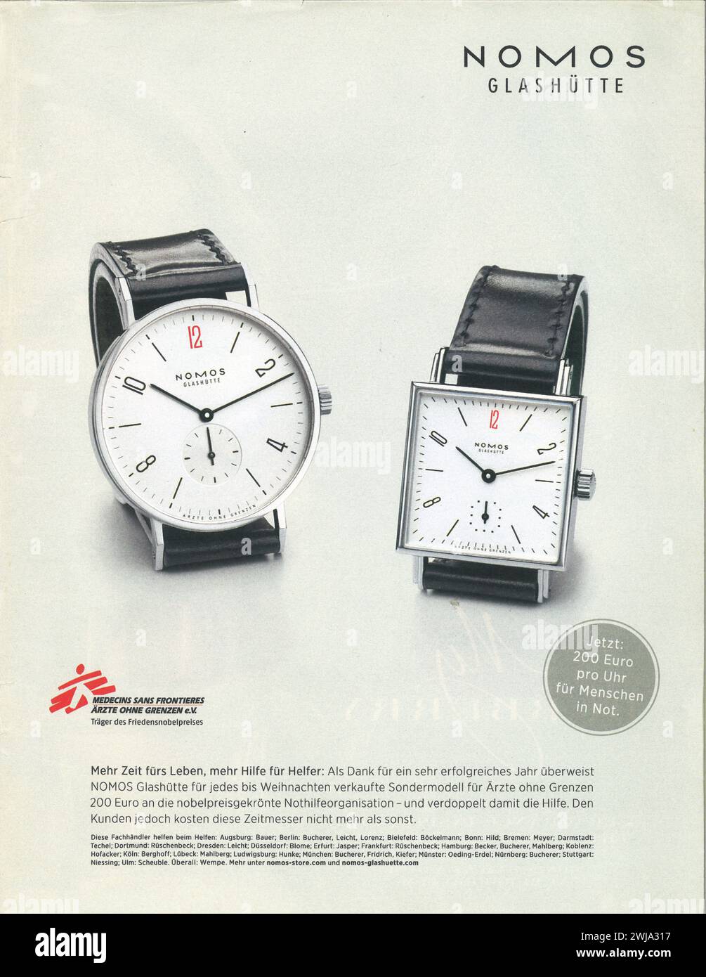 Nomos watch hi-res stock photography and images - Alamy