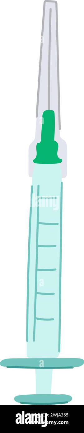 medical syringe cartoon vector illustration Stock Vector Image & Art ...