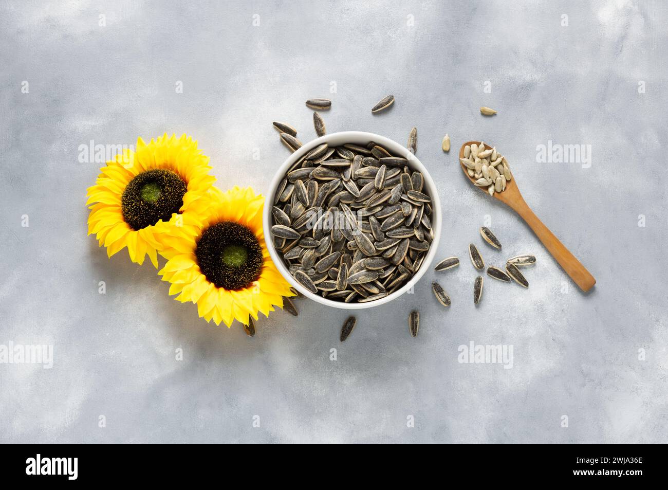 Cup of lavender tea with dried lavender flowers on rustic table, herbal ...