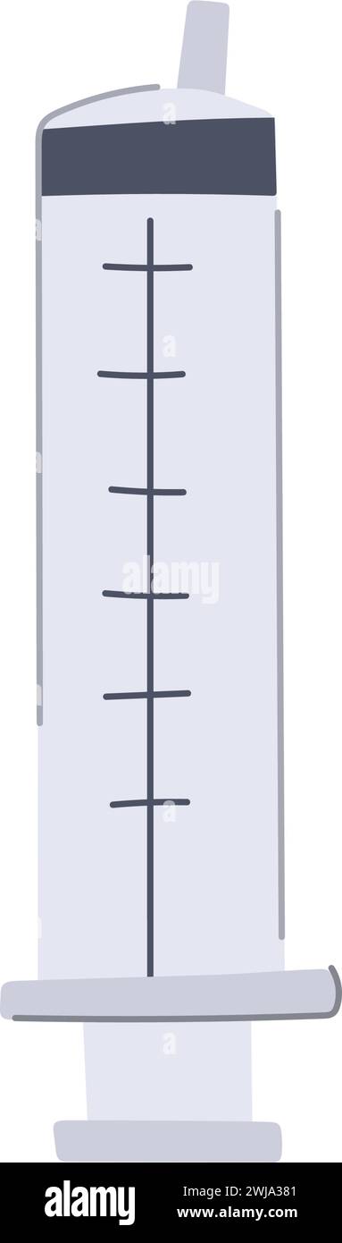 hospital syringe cartoon vector illustration Stock Vector Image & Art ...