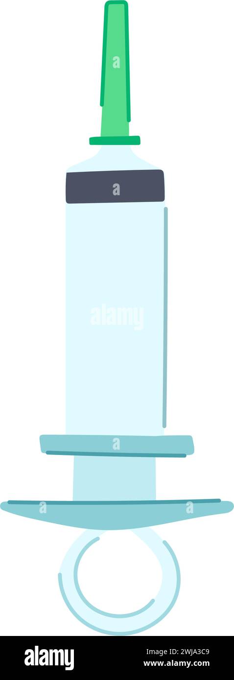 injector syringe cartoon vector illustration Stock Vector Image & Art ...