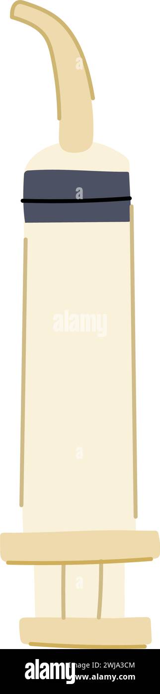 injection syringe cartoon vector illustration Stock Vector Image & Art ...