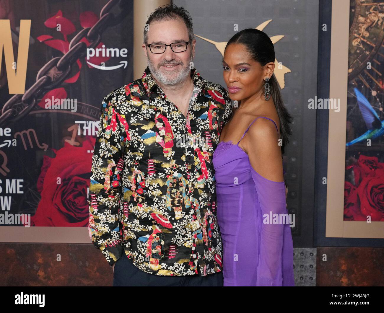 Los Angeles, USA. 13th Feb, 2024. (L-R) Dave Meyers and Wife at the Amazon MGM Studios' THIS IS ...