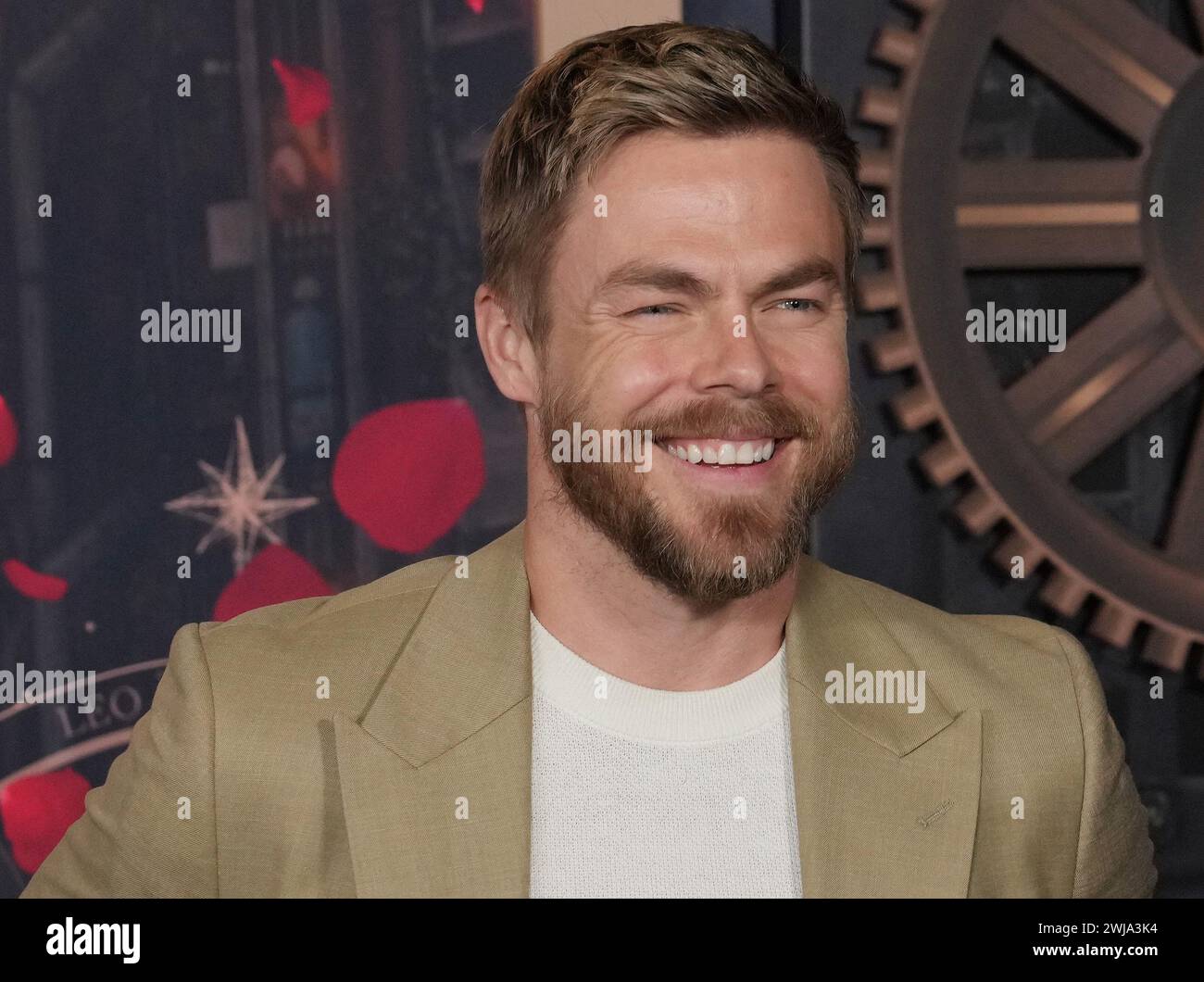 Los Angeles, USA. 13th Feb, 2024. Derek Hough at the Amazon MGM Studios ...