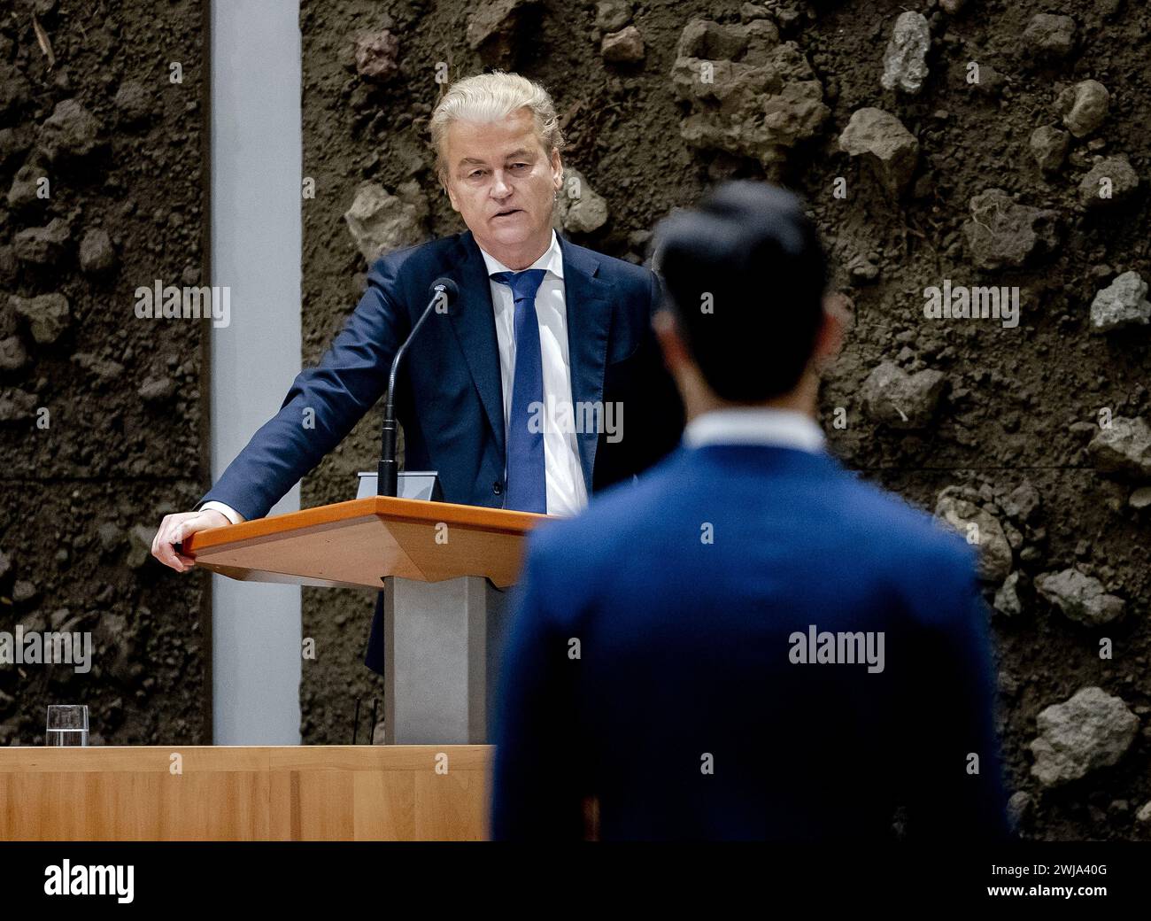 THE HAGUE - Geert Wilders (PVV) during the debate on the final report ...