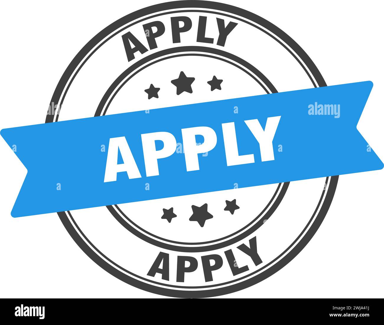 apply stamp. apply round sign. label on transparent background Stock ...