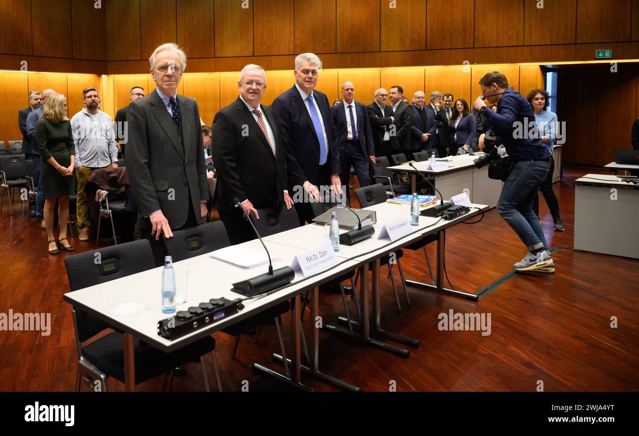 Brunswick, Germany. 14th Feb, 2024. Martin Winterkorn (2nd from left ...