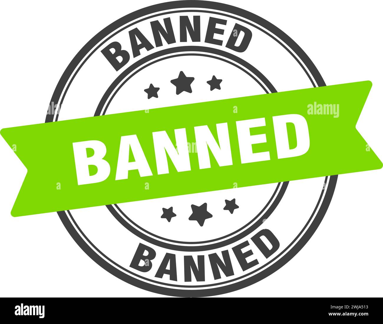 Banned stamp overlay hi-res stock photography and images - Alamy
