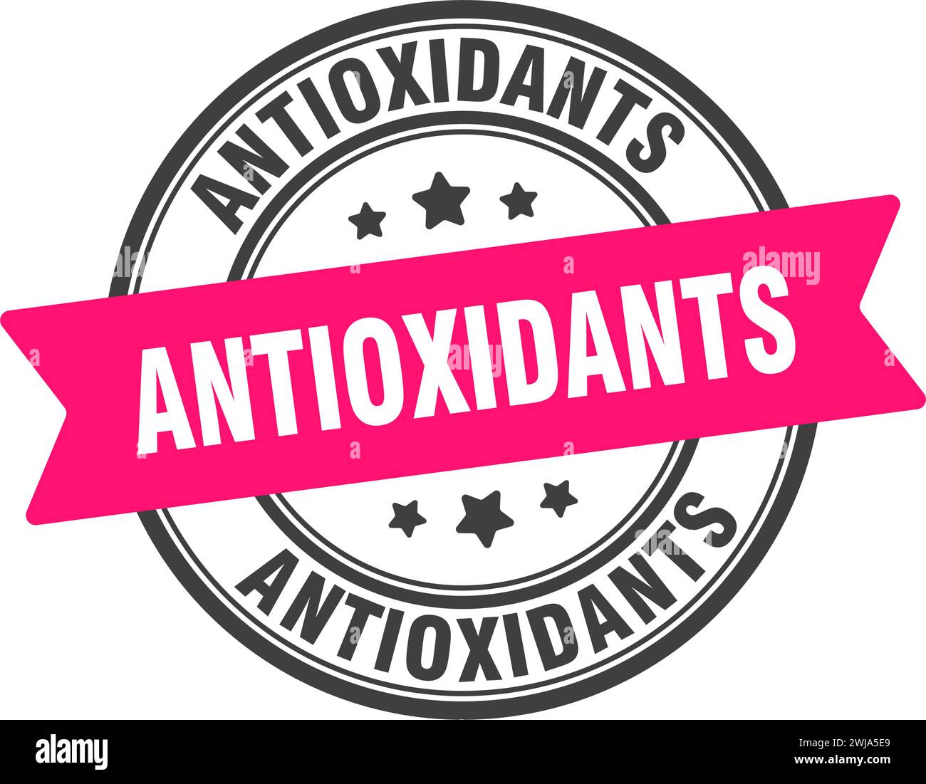 antioxidants stamp. antioxidants round sign. label on transparent ...