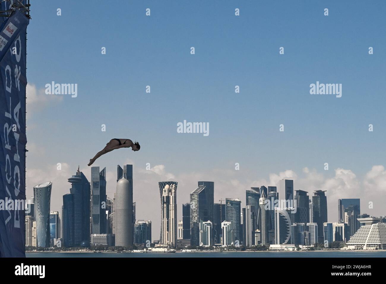 Doha, Qatar. 14th Feb, 2024. Elisa Cosetti of Italy competes in the ...
