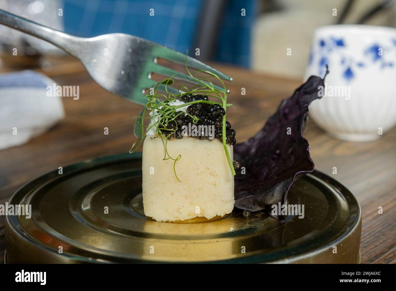 A Michelin star restaurant in Zermatt presents a fusion cuisine ...