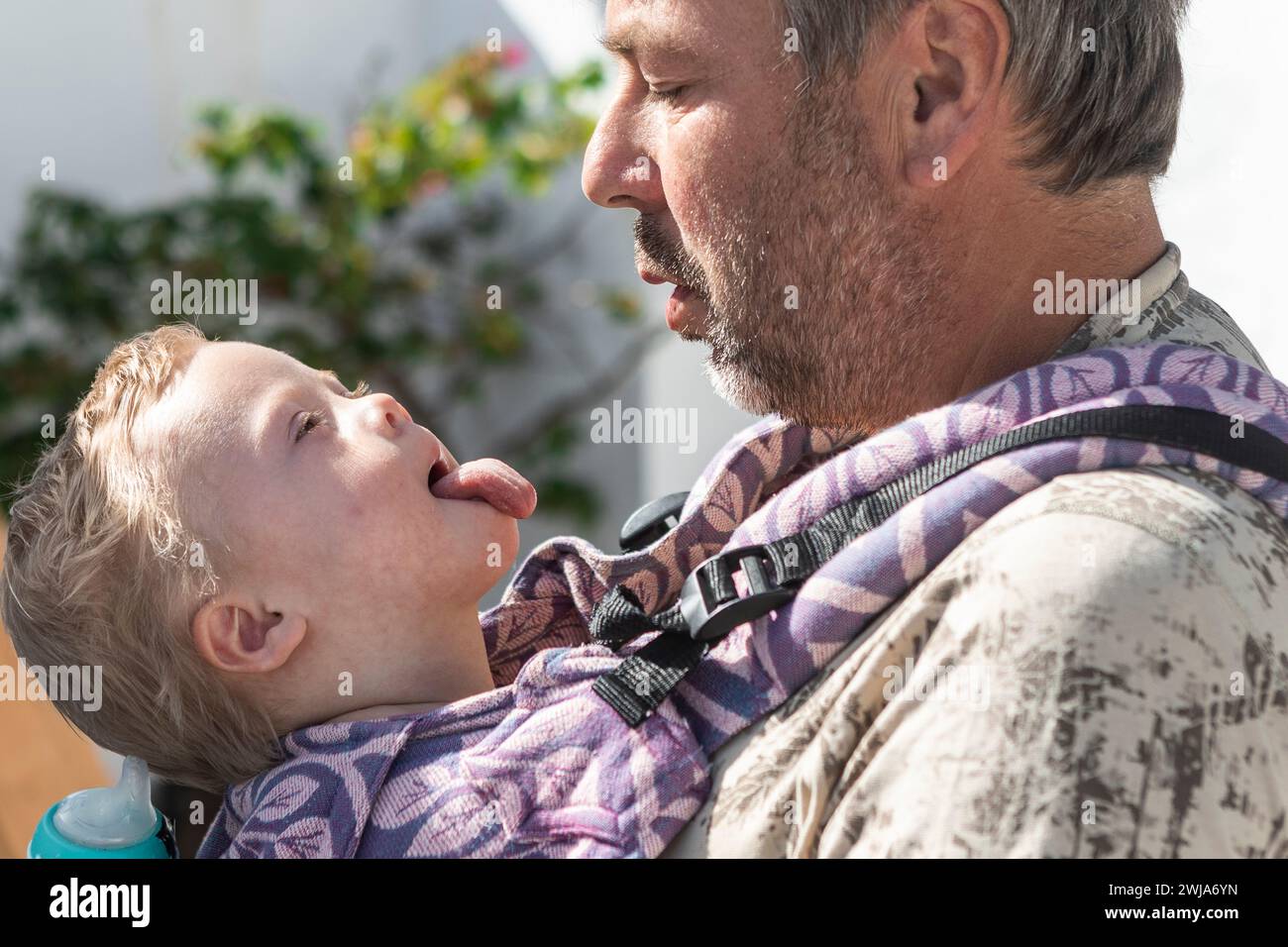 Candid child sticking tongue hi-res stock photography and images - Alamy