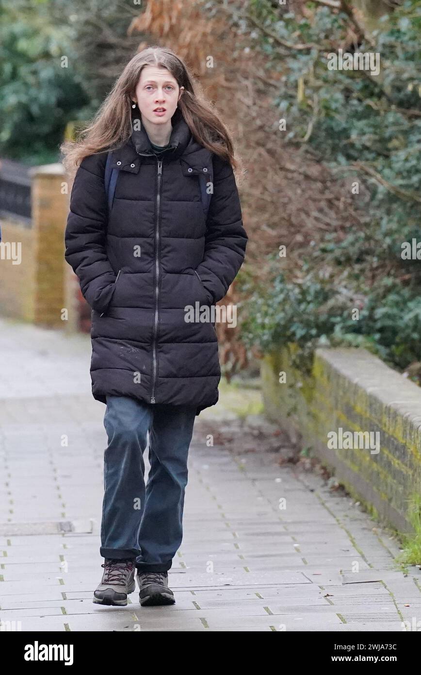 Cressie Gethin outside Isleworth Crown Court in West London, for her ...