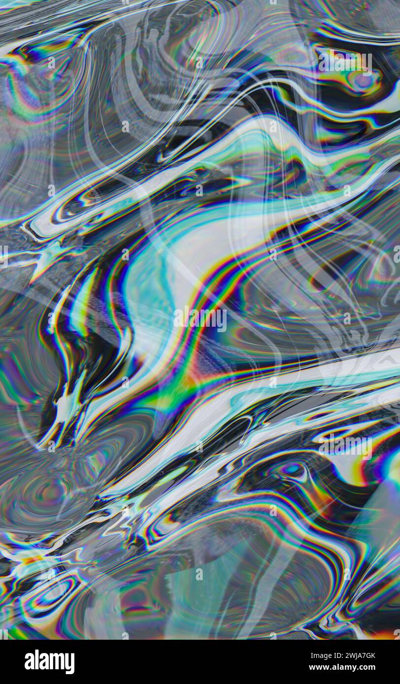 A Dynamic Abstract Background With Swirling Liquid Patterns And
