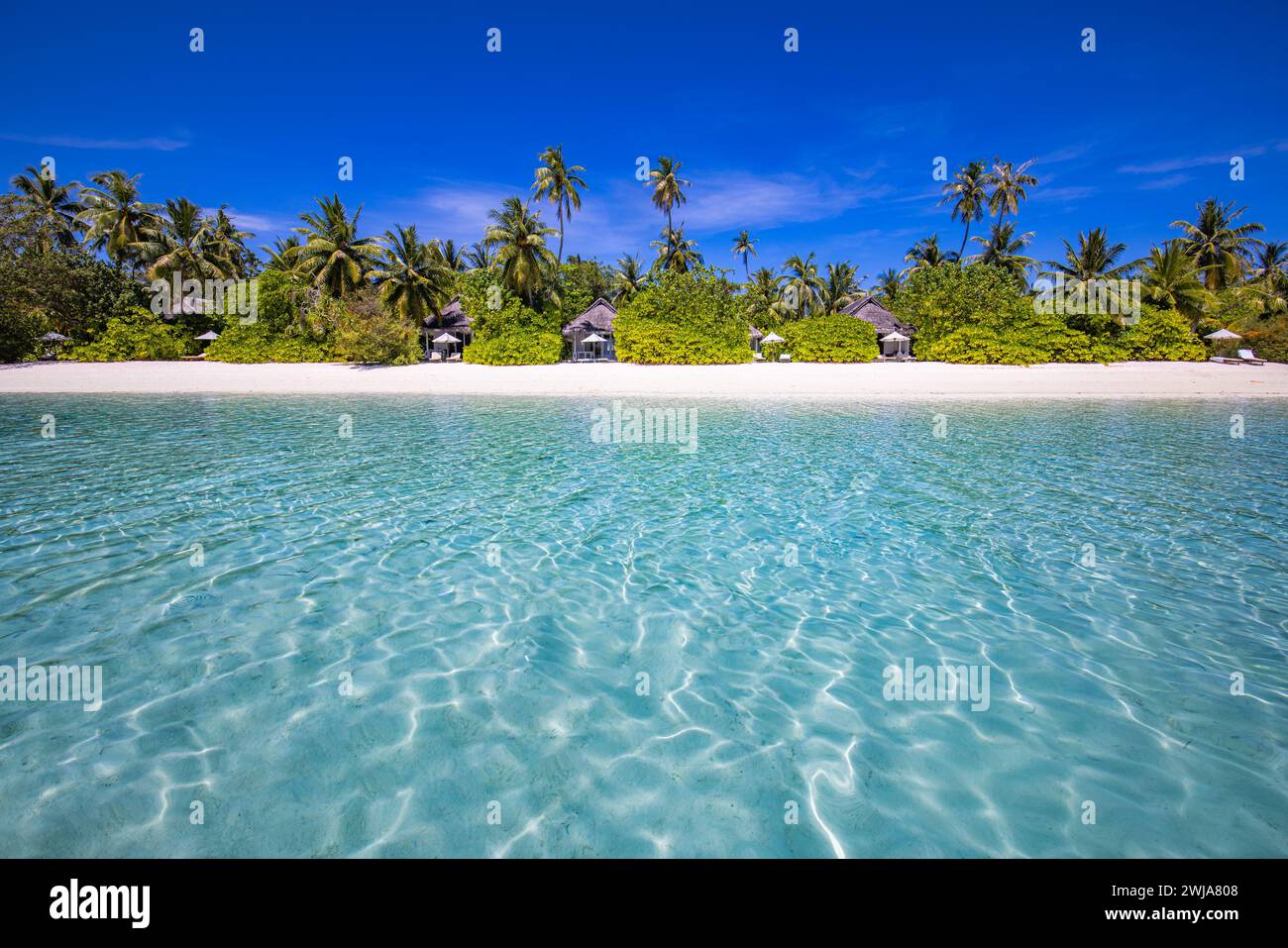 Best travel landscape. Paradise beach amazing tropical island ...