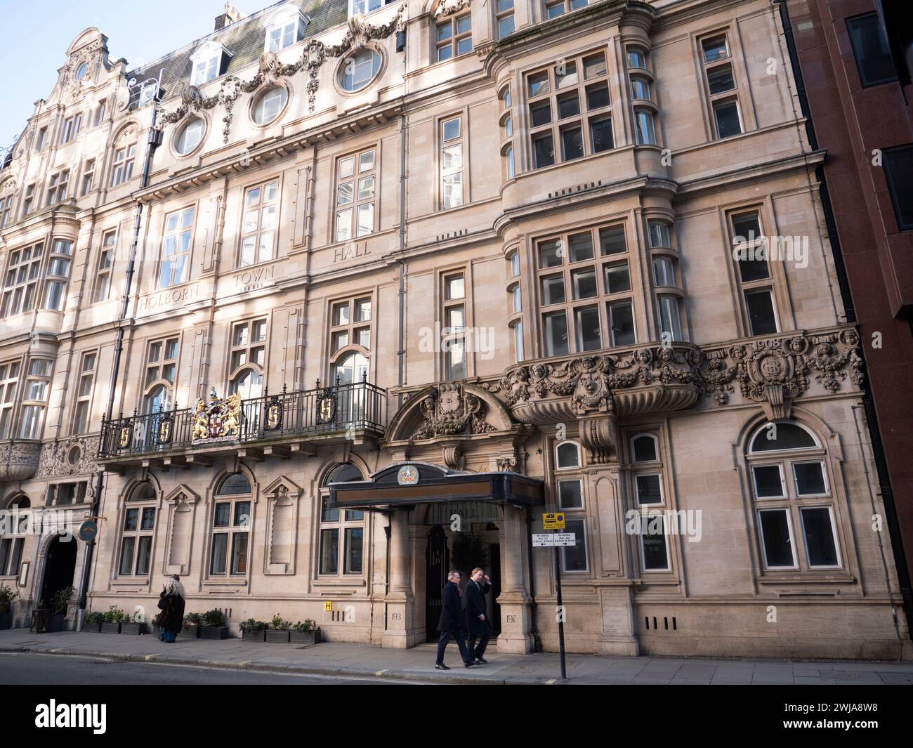 Holborn, London, UK, Holborn town hall, listed building in High Holborn ...