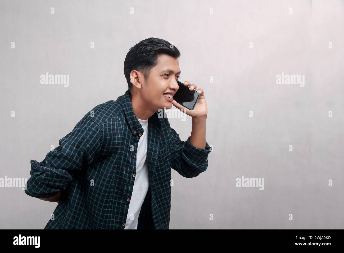 Asian model in white board hi-res stock photography and images - Alamy