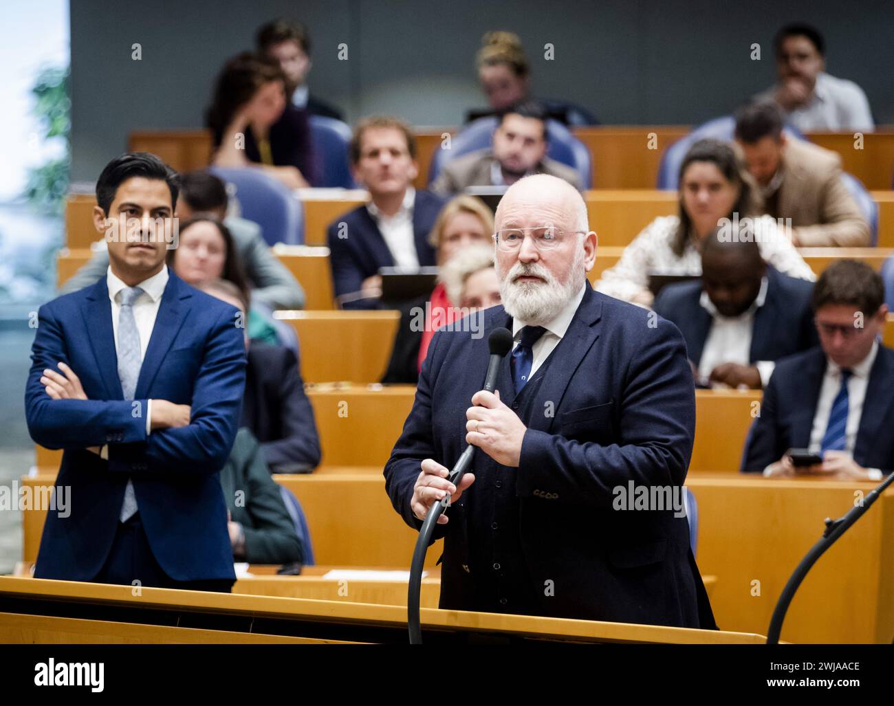 THE HAGUE - Rob Jetten (D66) and Frans Timmermans (GroenLinks-PvdA ...