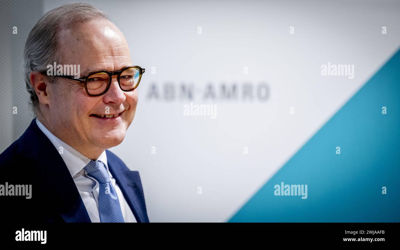 AMSTERDAM - Ferdinand Vaandrager (CFO) of ABN AMRO explains the results ...