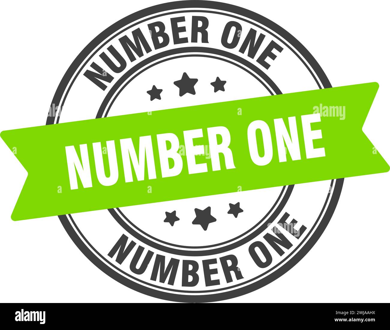 number one stamp. number one round sign. label on transparent ...