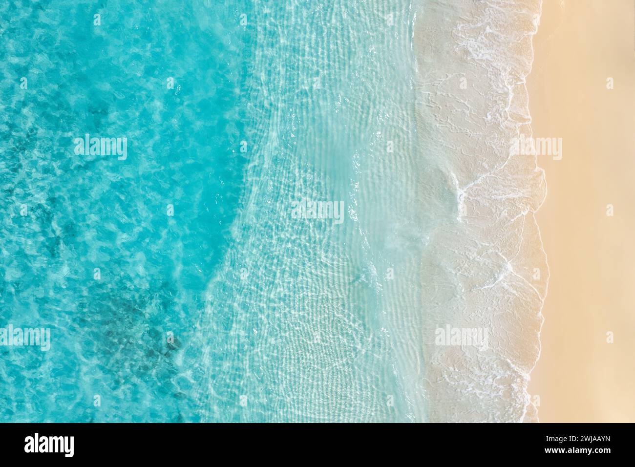 Aerial top view amazing blue hi-res stock photography and images - Alamy