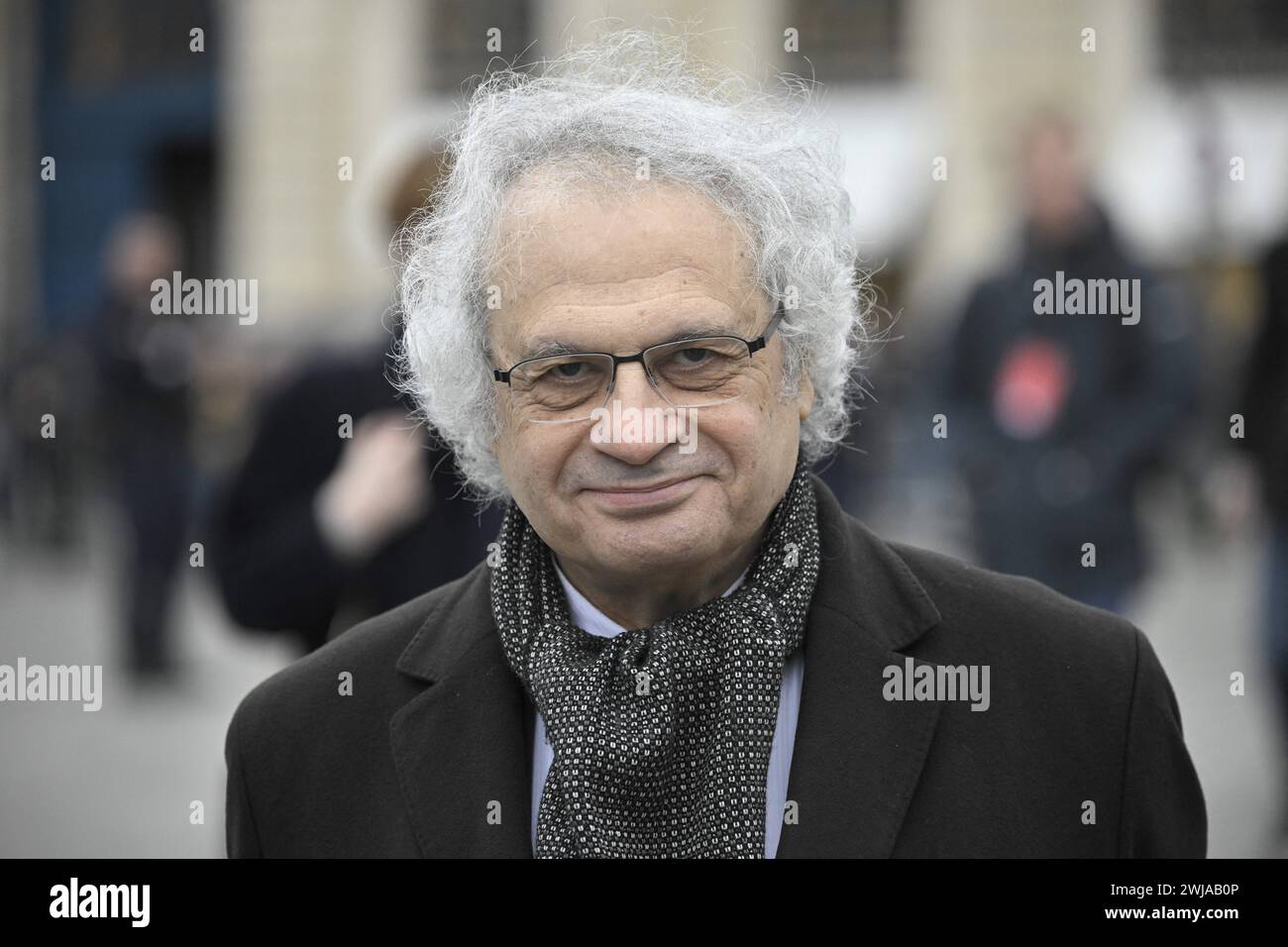 Paris, France. 14th Feb, 2024. Amin Maalouf during national tribute to ...