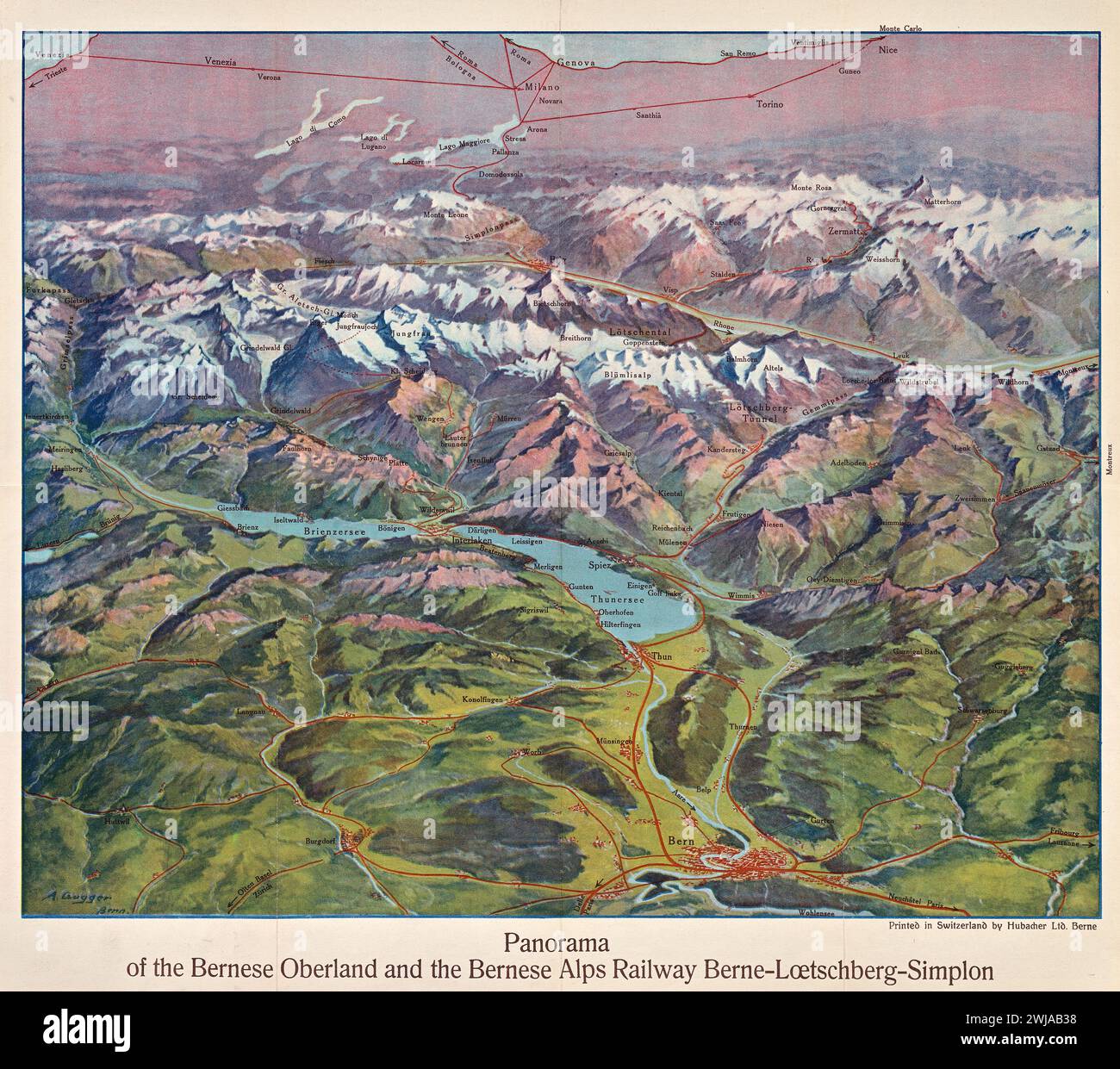 Railway map hi-res stock photography and images - Alamy