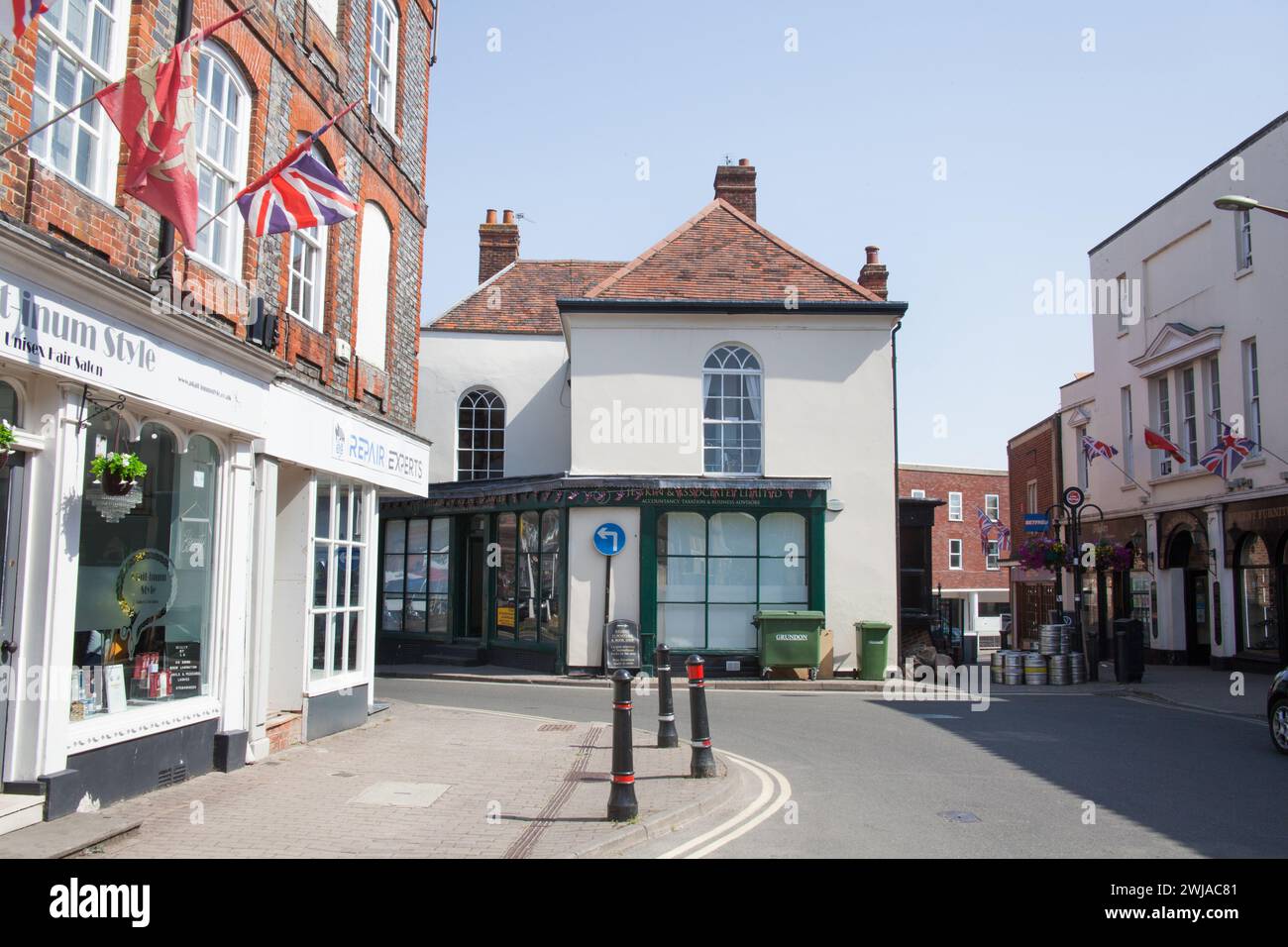 Views of Wantage town centre in Oxfordshire in the United Kingdom Stock ...