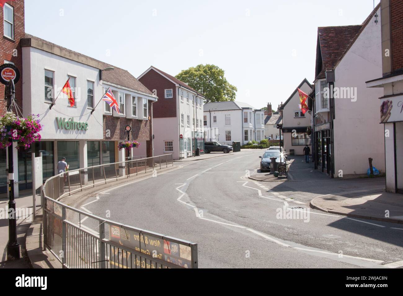 Views of Wantage town centre in Oxfordshire in the United Kingdom Stock ...