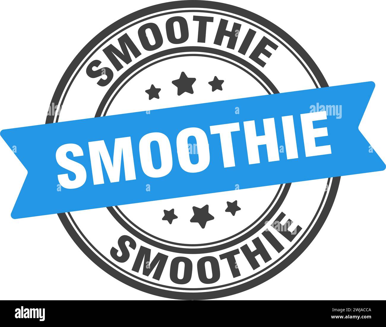 smoothie stamp. smoothie round sign. label on transparent background ...