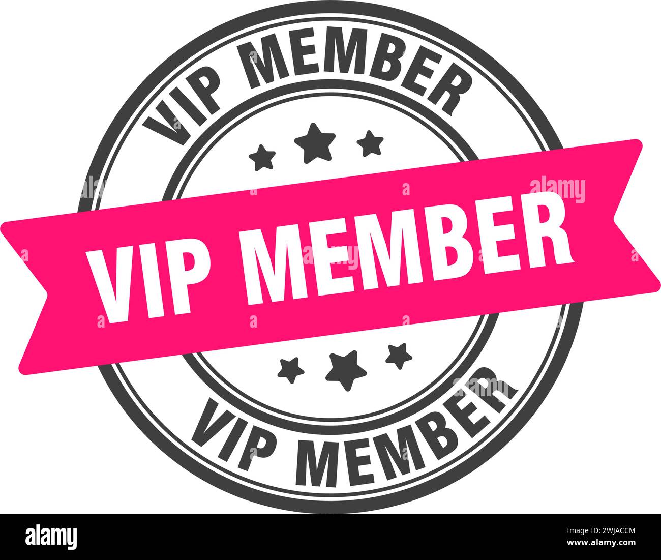 vip member stamp. vip member round sign. label on transparent ...