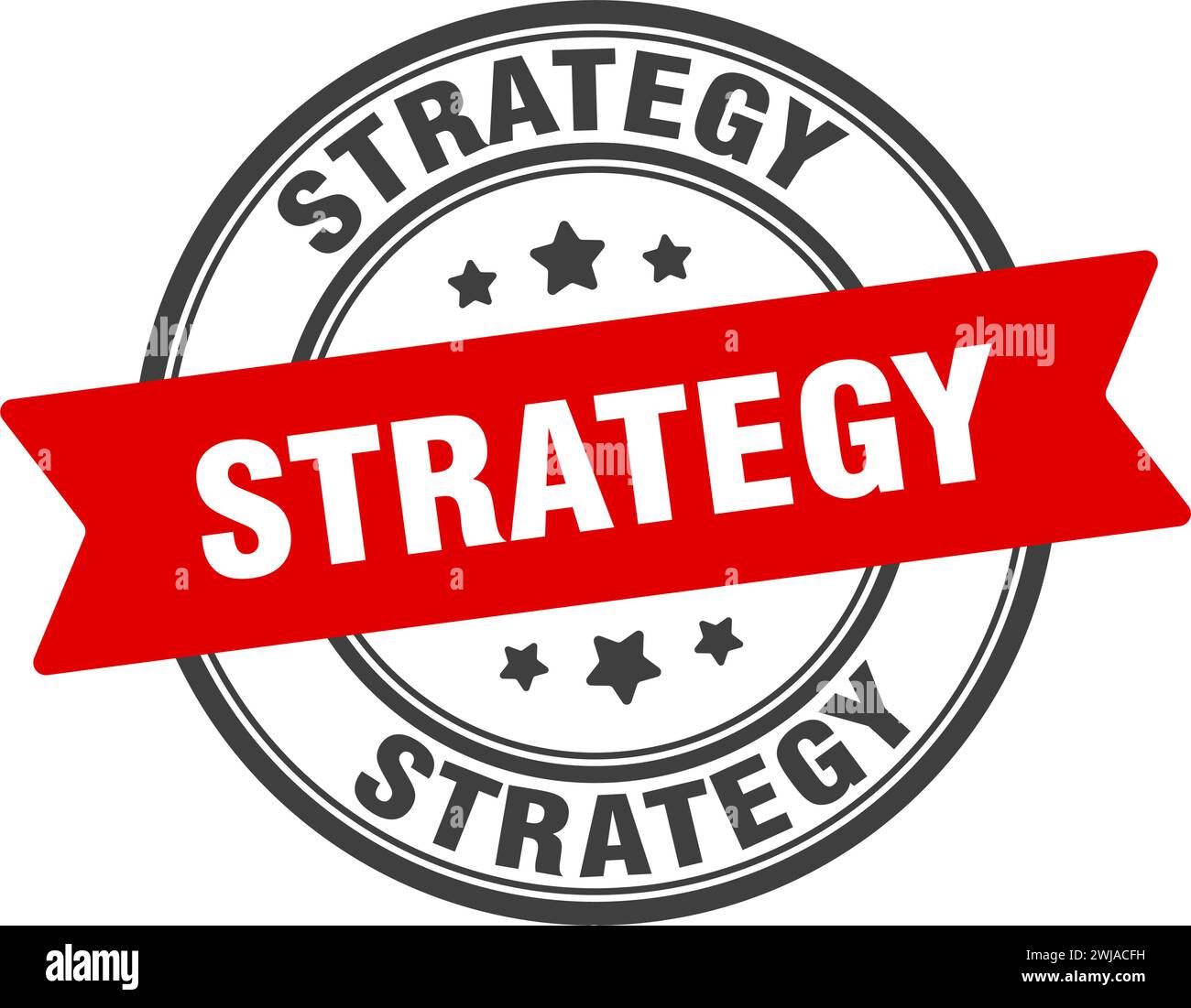strategy stamp. strategy round sign. label on transparent background ...