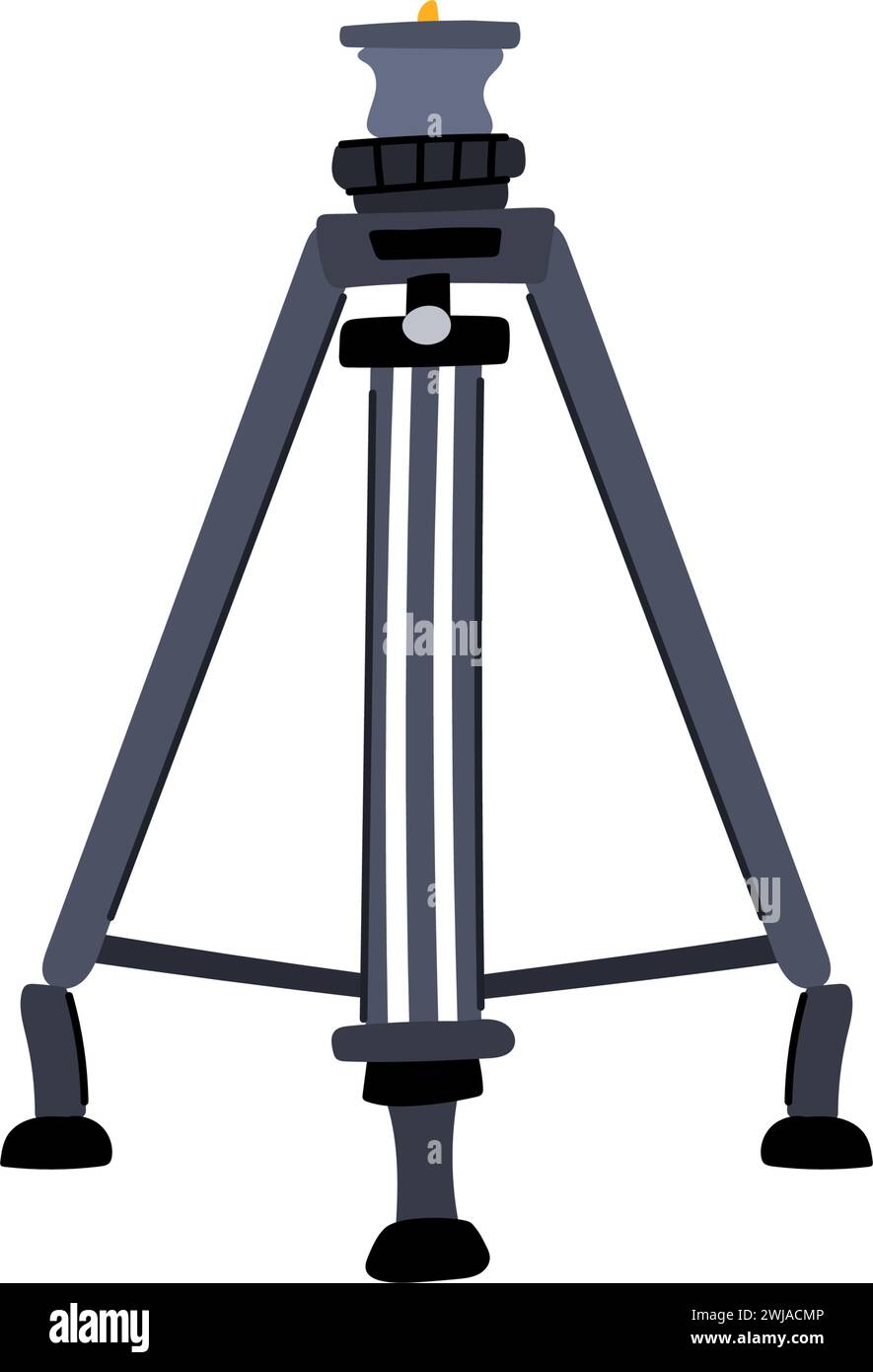 vintage tripod camera cartoon vector illustration Stock Vector Image ...