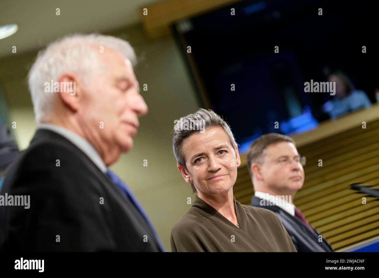 Belgium, Brussels: a European strategy for economic security. On June ...