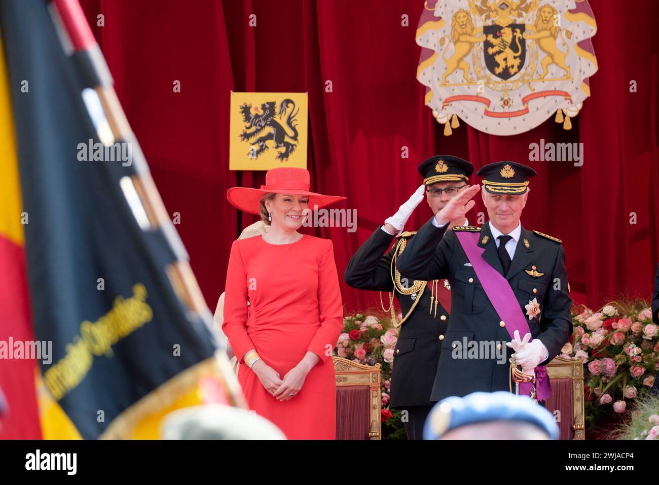 Belgium, Brussels: the Belgian royal family on the occasion of the ...