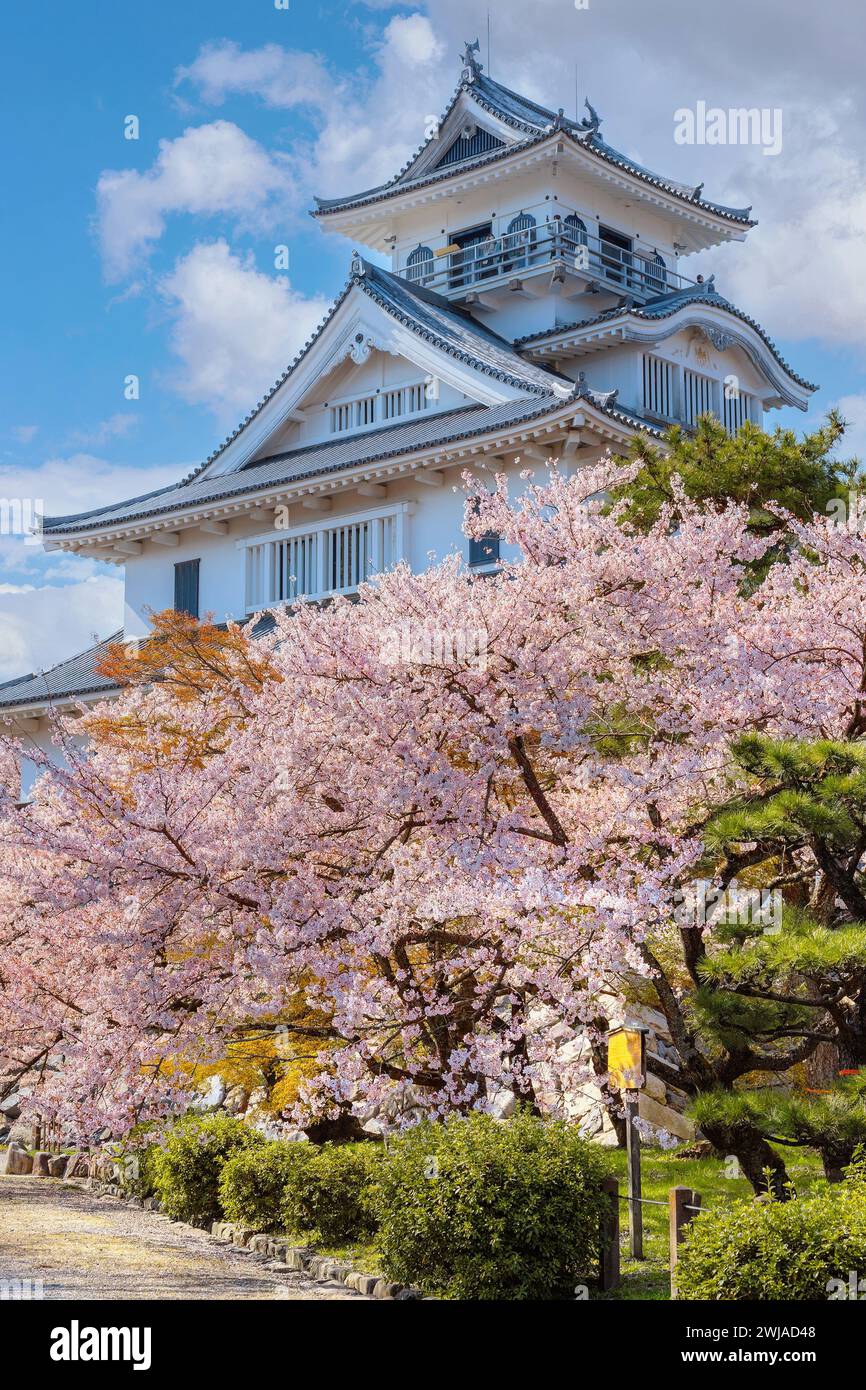 Shiga, Japan - April 3 2023: Nagahama Castle built by feudal lord ...