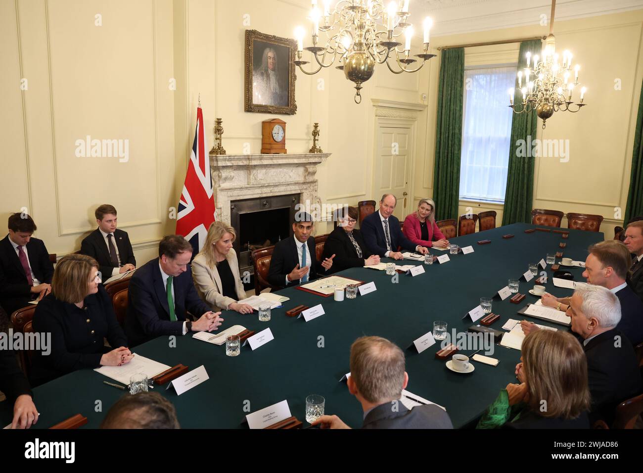 Chief Executives with Prime Minister Rishi Sunak (left to right, top ...