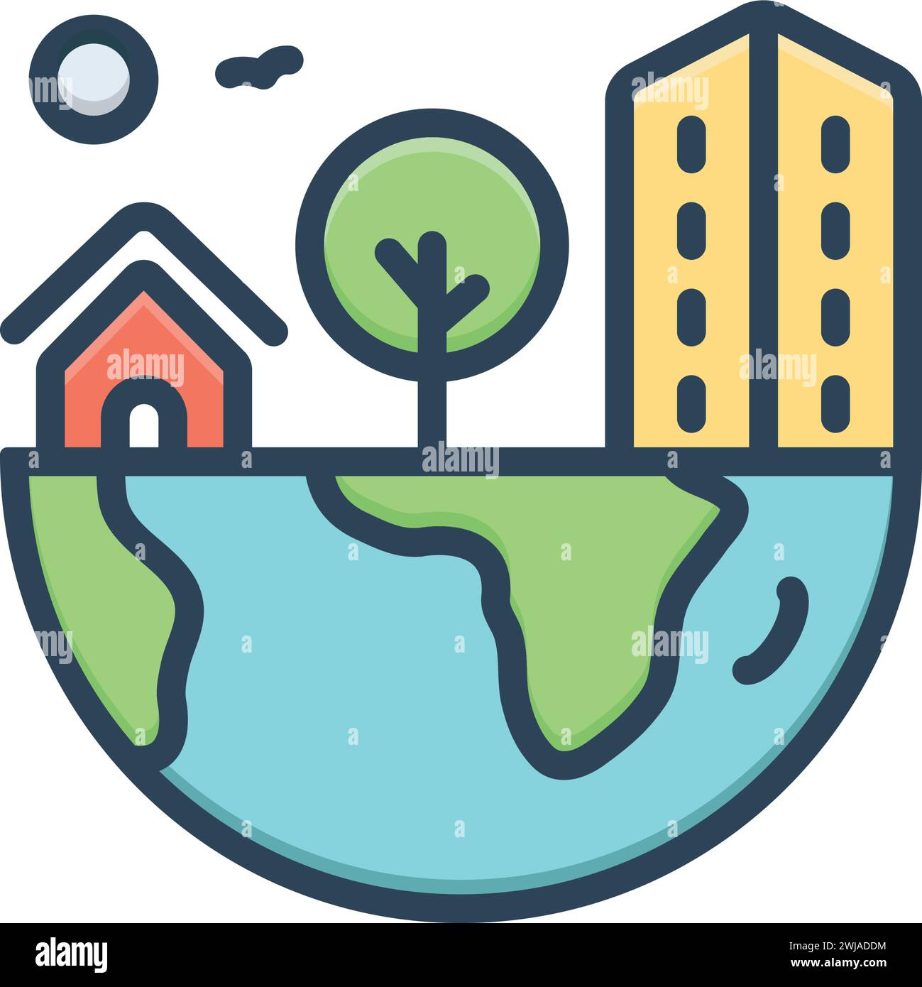 Colony landscape Cut Out Stock Images & Pictures - Alamy