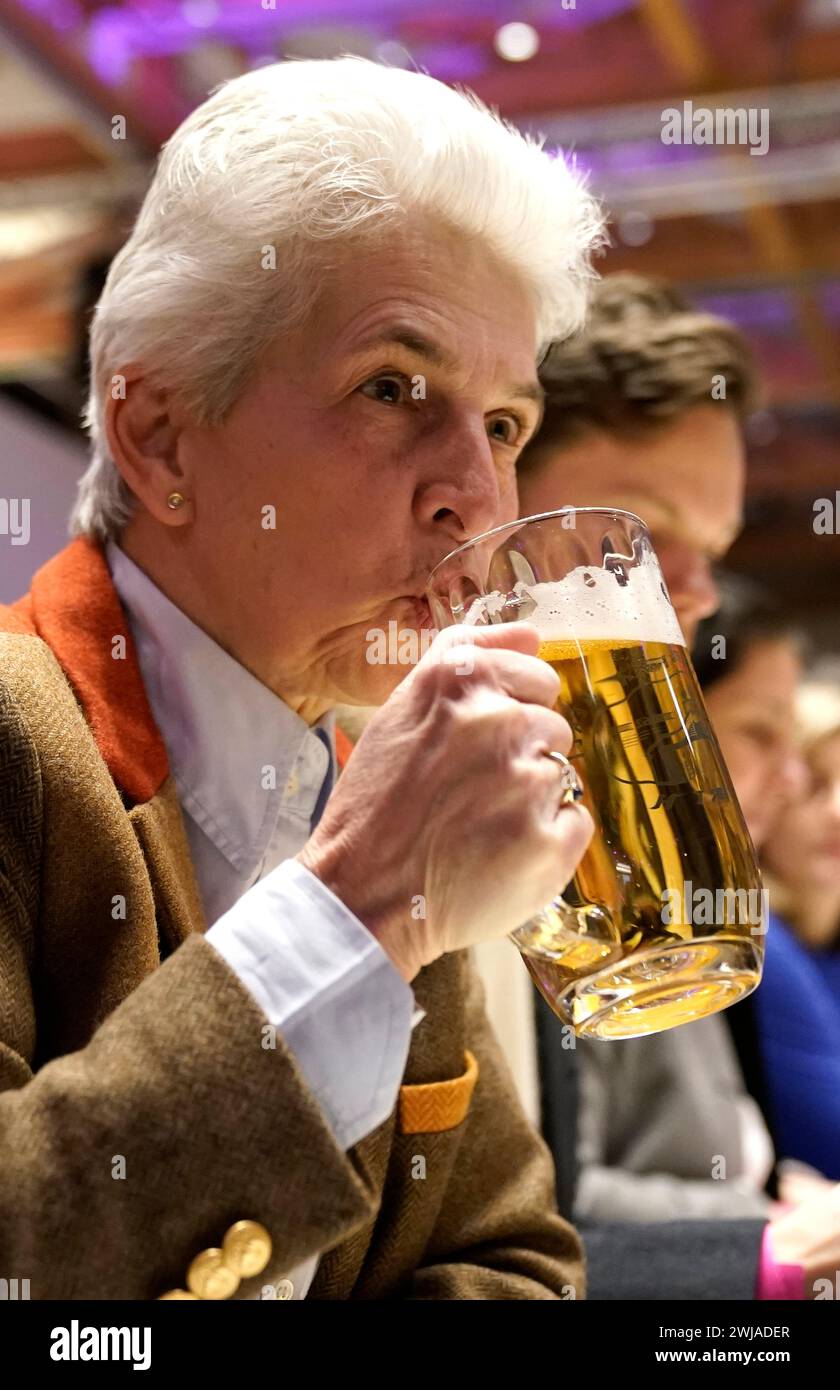 Dingolfing, Germany. 14th Feb, 2024. Marie-Agnes Strack-Zimmermann (FDP ...