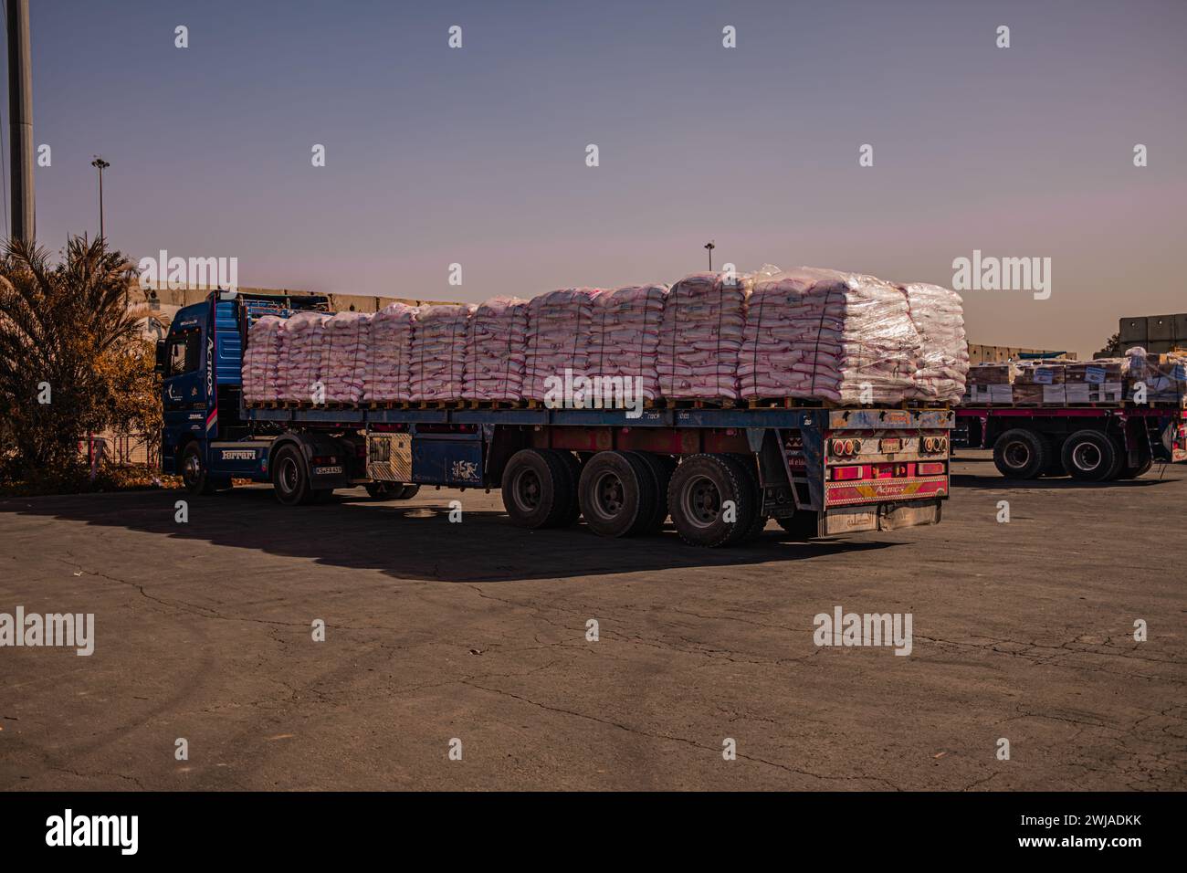 Truck loaded humanitarian aid hi-res stock photography and images - Alamy
