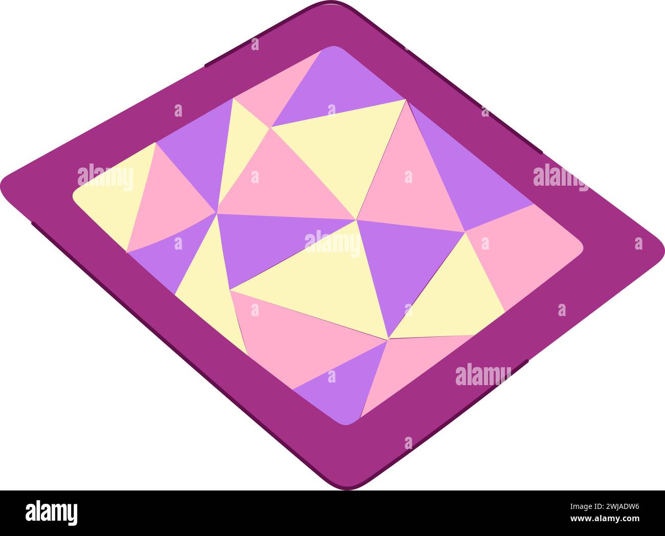 mat wool carpet cartoon vector illustration Stock Vector Image & Art ...