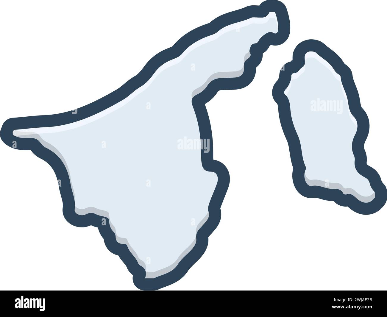 Brunei map Stock Vector Images - Alamy