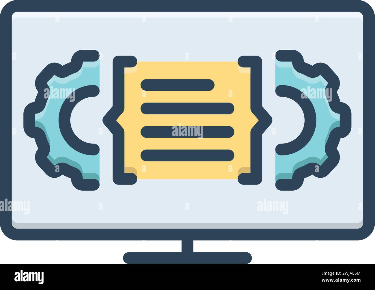 Icon for compile,organize Stock Vector Image & Art - Alamy